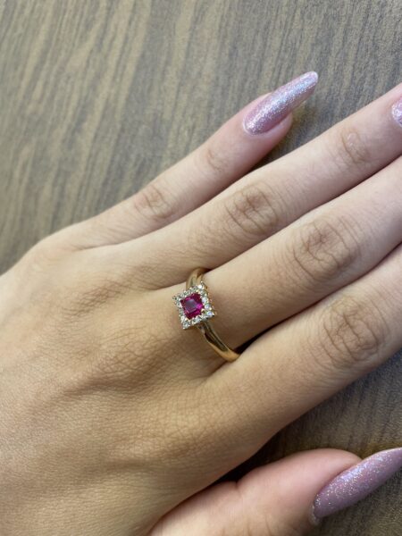 Anel pedra zircônia cores – Isadora Acessorios